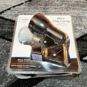 Mainstays | Other | Mainstays Black Metal 5 Mini Clip Adjustable Lamp ...